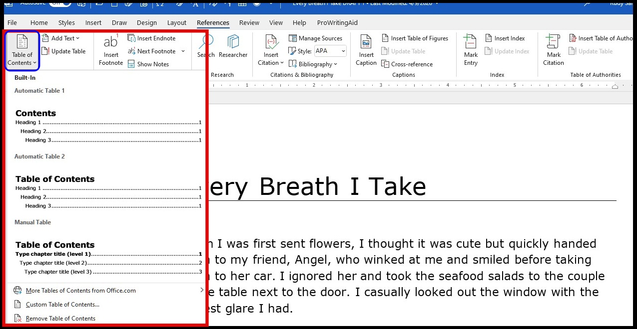 What Style! Word Formatting now with Colossal Panache – Pt 2